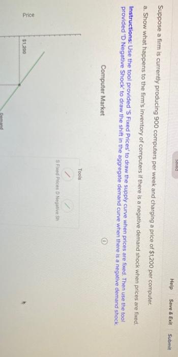 Solved saved Help Save & Exit Submit Suppose a firm is | Chegg.com