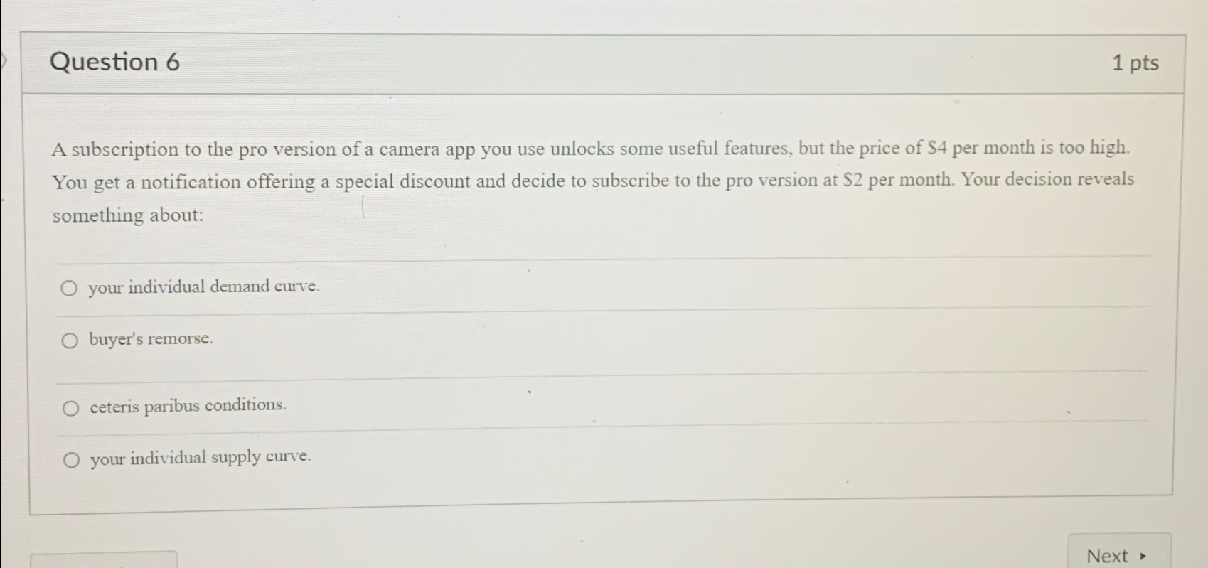 Solved Question 61 ﻿ptsA subscription to the pro version of | Chegg.com