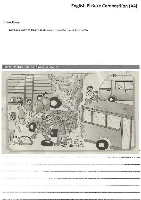 English Picture Composition (A4) luseructons: look | Chegg.com