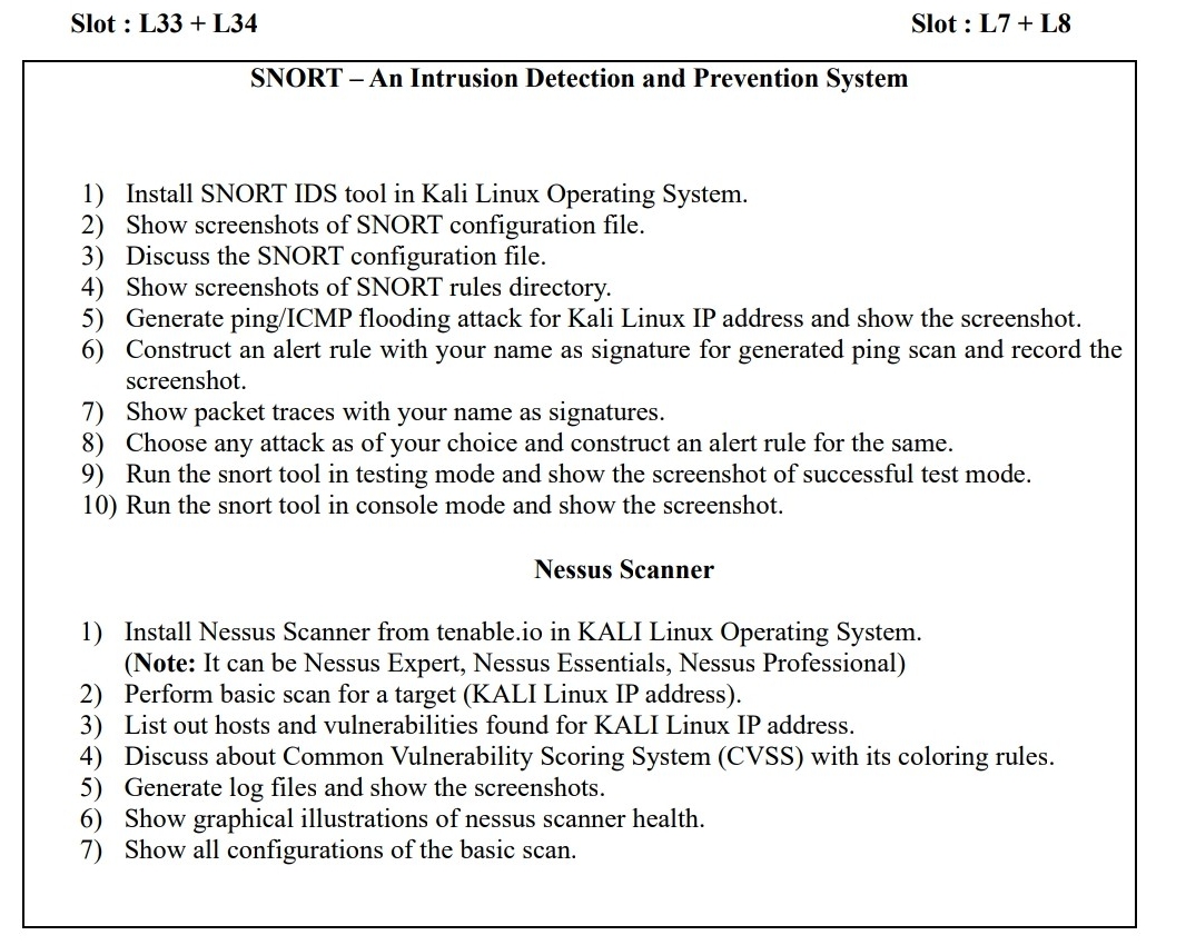 Solved (Note: It can be Nessus Expert, Nessus Essentials, | Chegg.com