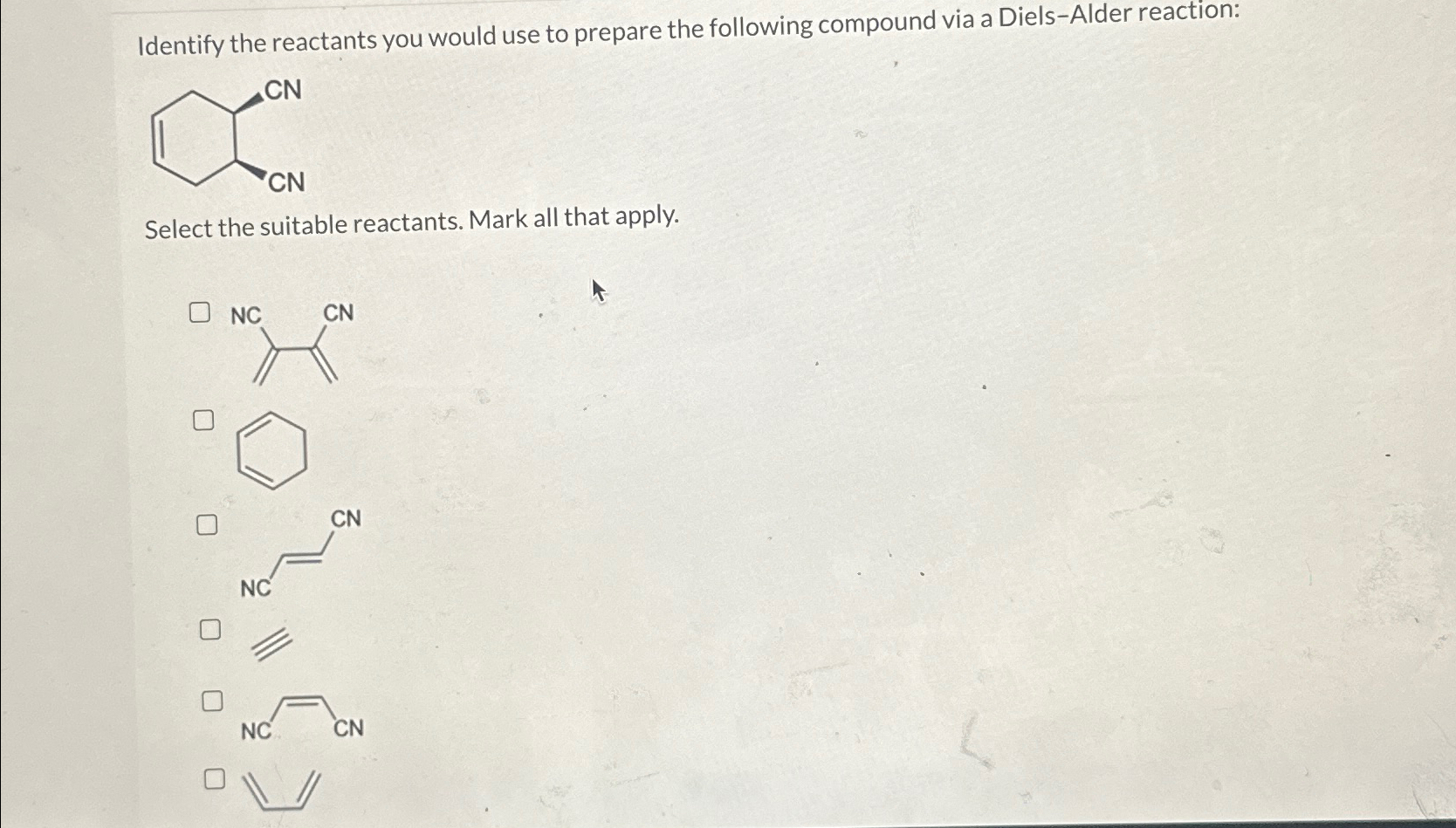 Solved Identify the reactants you would use to prepare the | Chegg.com Solved Identify the reactants you would use to prepare the | Chegg.com