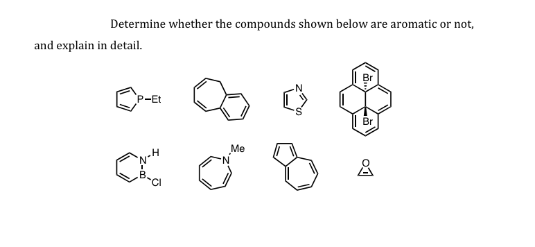 Solved Determine whether the compounds shown below are | Chegg.com
