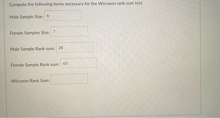 (Wilcoxon Life Expectancy From PSLE supplementary | Chegg.com