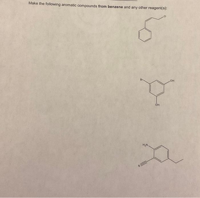 Solved Draw Structures Of The Major Organic Products For The