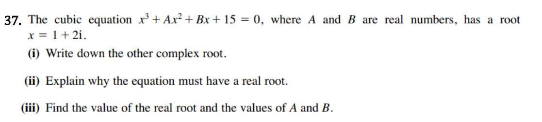 Solved Can we use sum of roots or product of roots to solve | Chegg.com