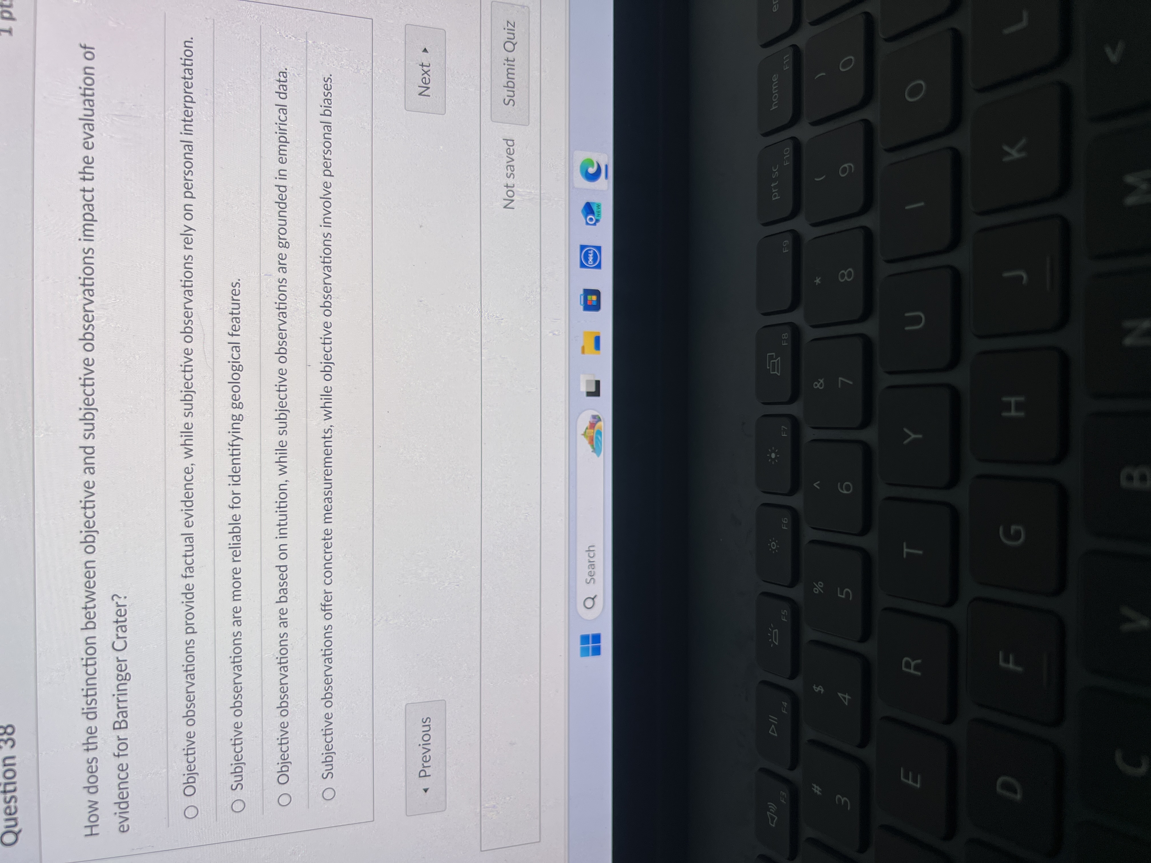 Solved How does the distinction between objective and | Chegg.com