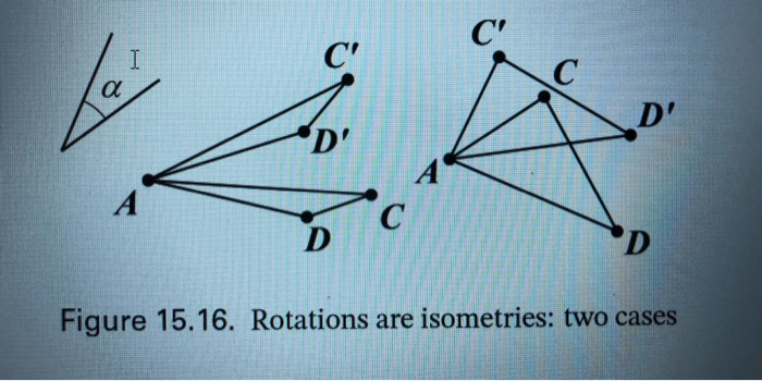 Prove Theorem 15.23: Every rotation is an isometry. | Chegg.com