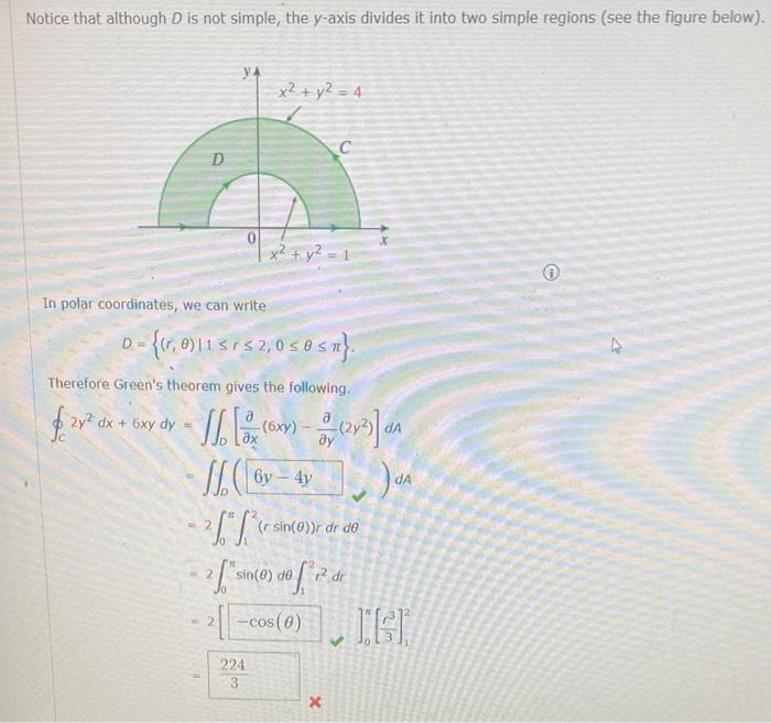 Solved Notice that although D is not simple, the y-axis | Chegg.com