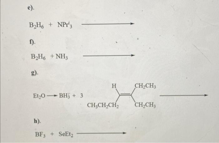 Solved Determine the products formed in the following | Chegg.com