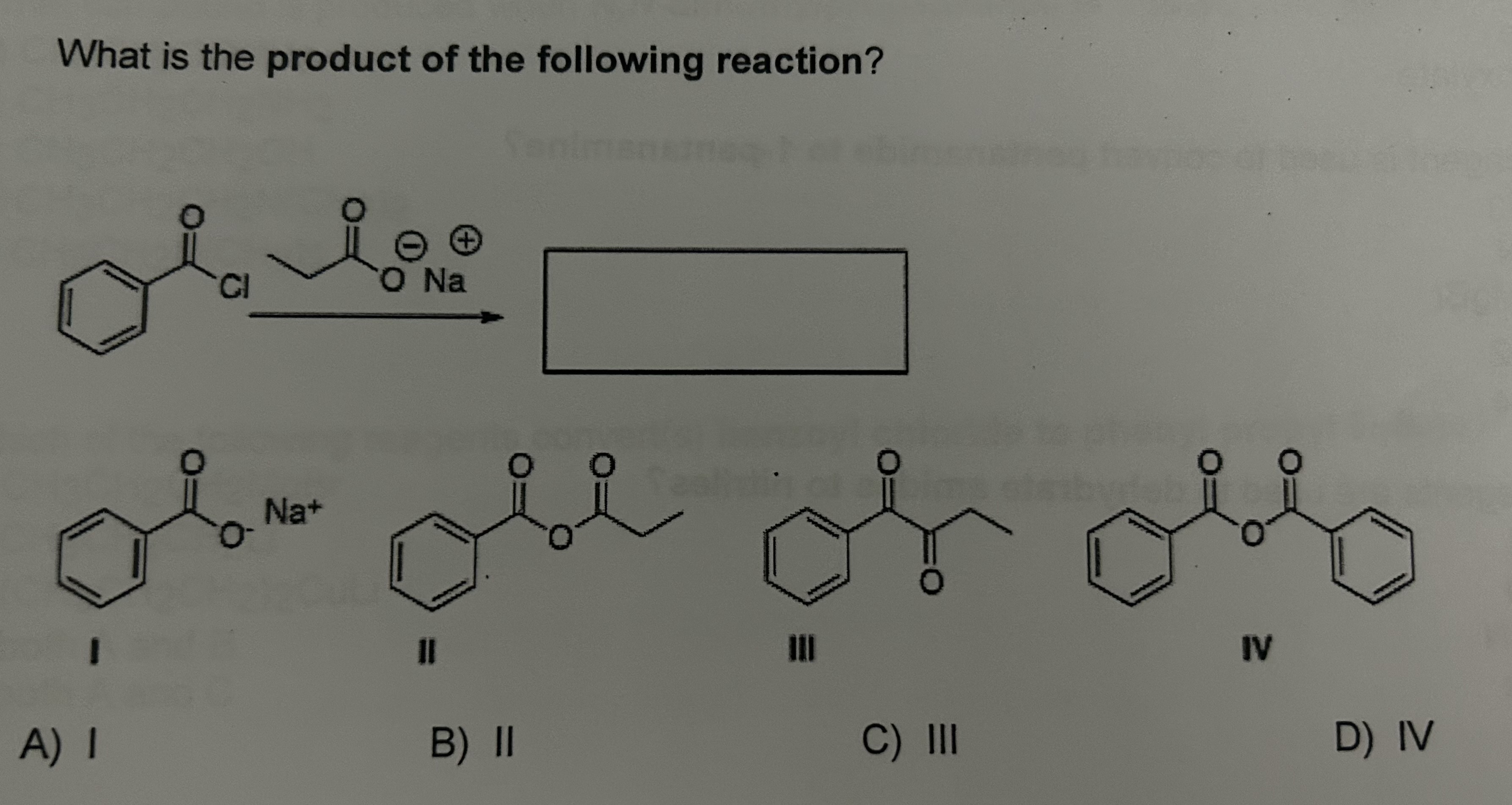 What is the product of the following reaction? Answer | Chegg.com