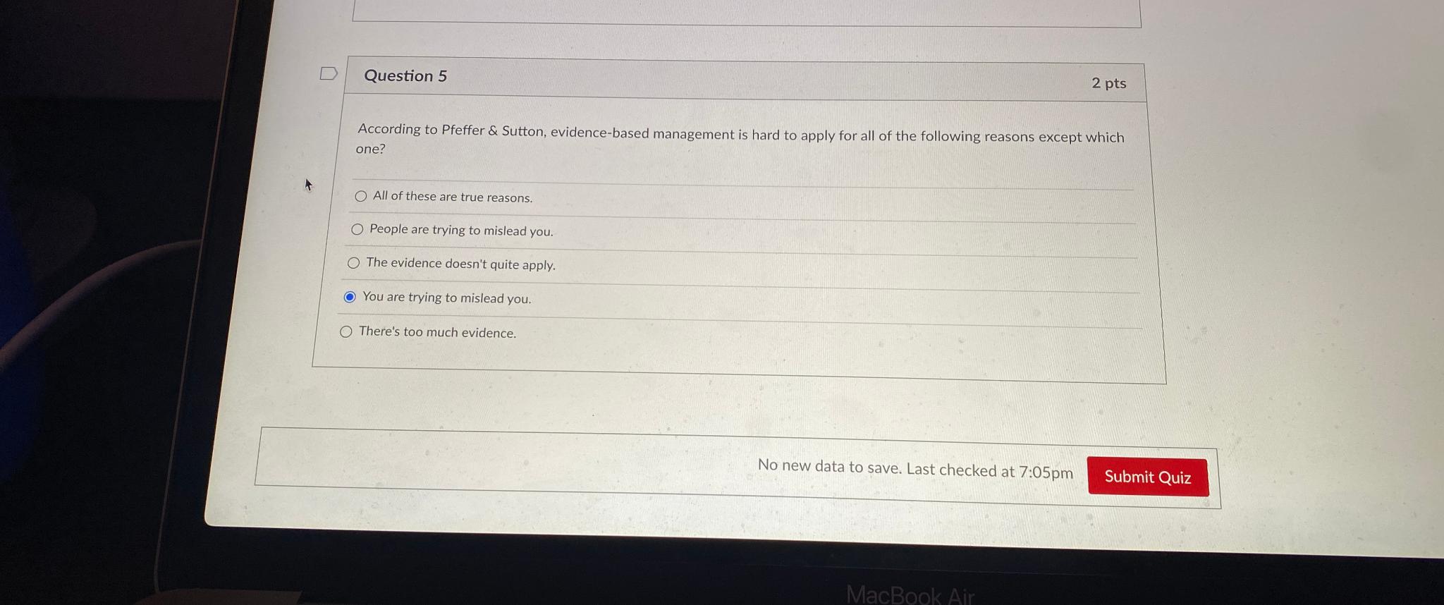 Solved Question 52 ﻿ptsAccording to Pfeffer & Sutton, | Chegg.com