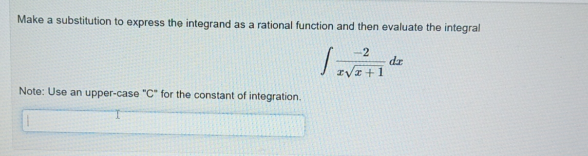 Solved Make a substitution to express the integrand as a | Chegg.com
