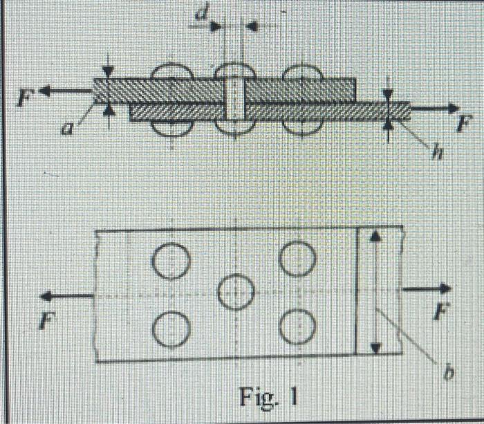 Solved Fig. 1Problem No. 2 Joints of machine elements. | Chegg.com