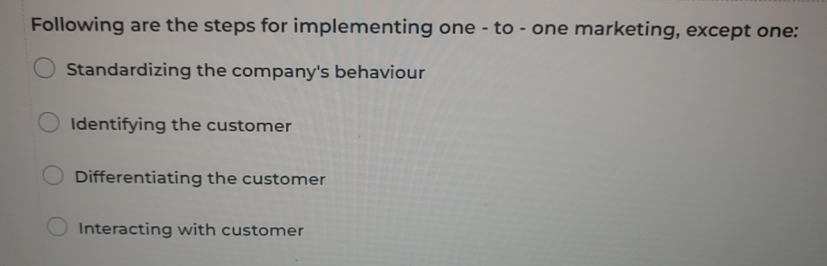 Solved Following are the steps for implementing one - ﻿to - | Chegg.com