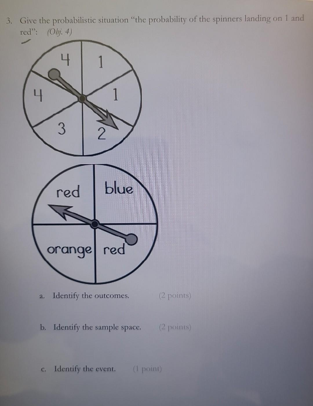 Solved 3. Give the probabilistic situation "the probability | Chegg.com