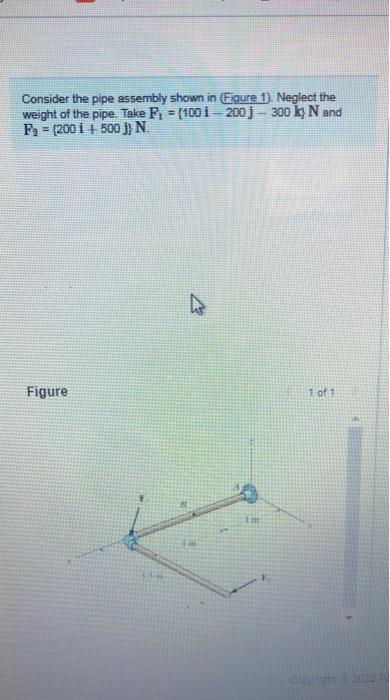 Solved Consider the pipe assembly shown in (Figure 1). | Chegg.com