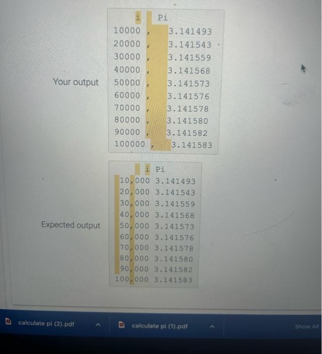 Solved \begin{tabular}{lll} \multicolumn{2}{c}{Pi} \\ 10000, | Chegg.com