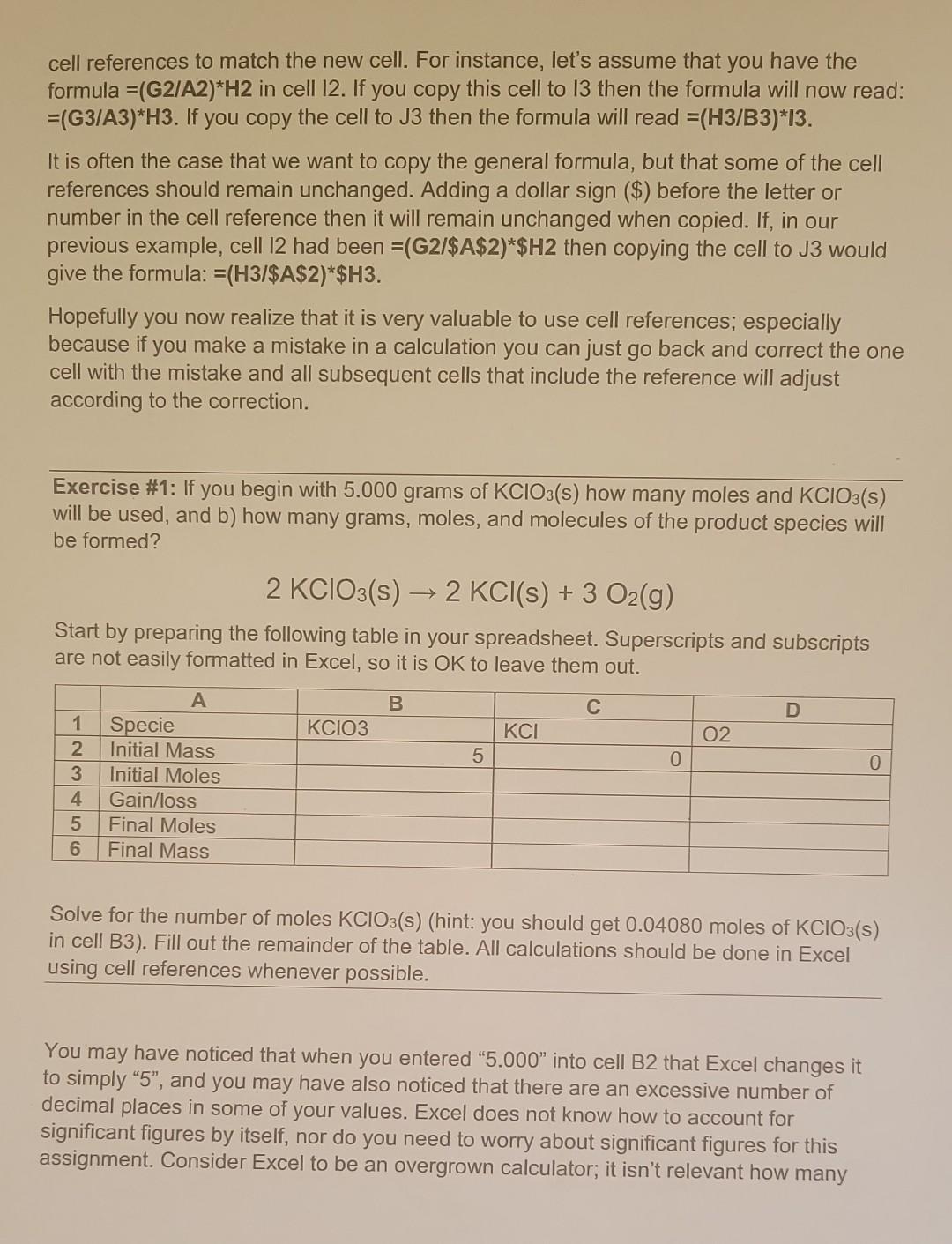Solved LEARN TO EXCEL Introduction A spreadsheet is a useful | Chegg.com