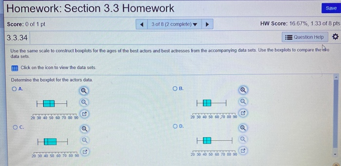 Solved Homework Section 3 3 Homework Save Score 0 Of 1 Pt