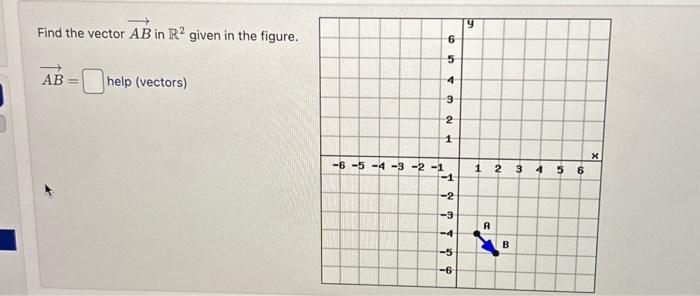 Solved Find the vector \\( \\overrightarrow{A B} \\) in \\( | Chegg.com