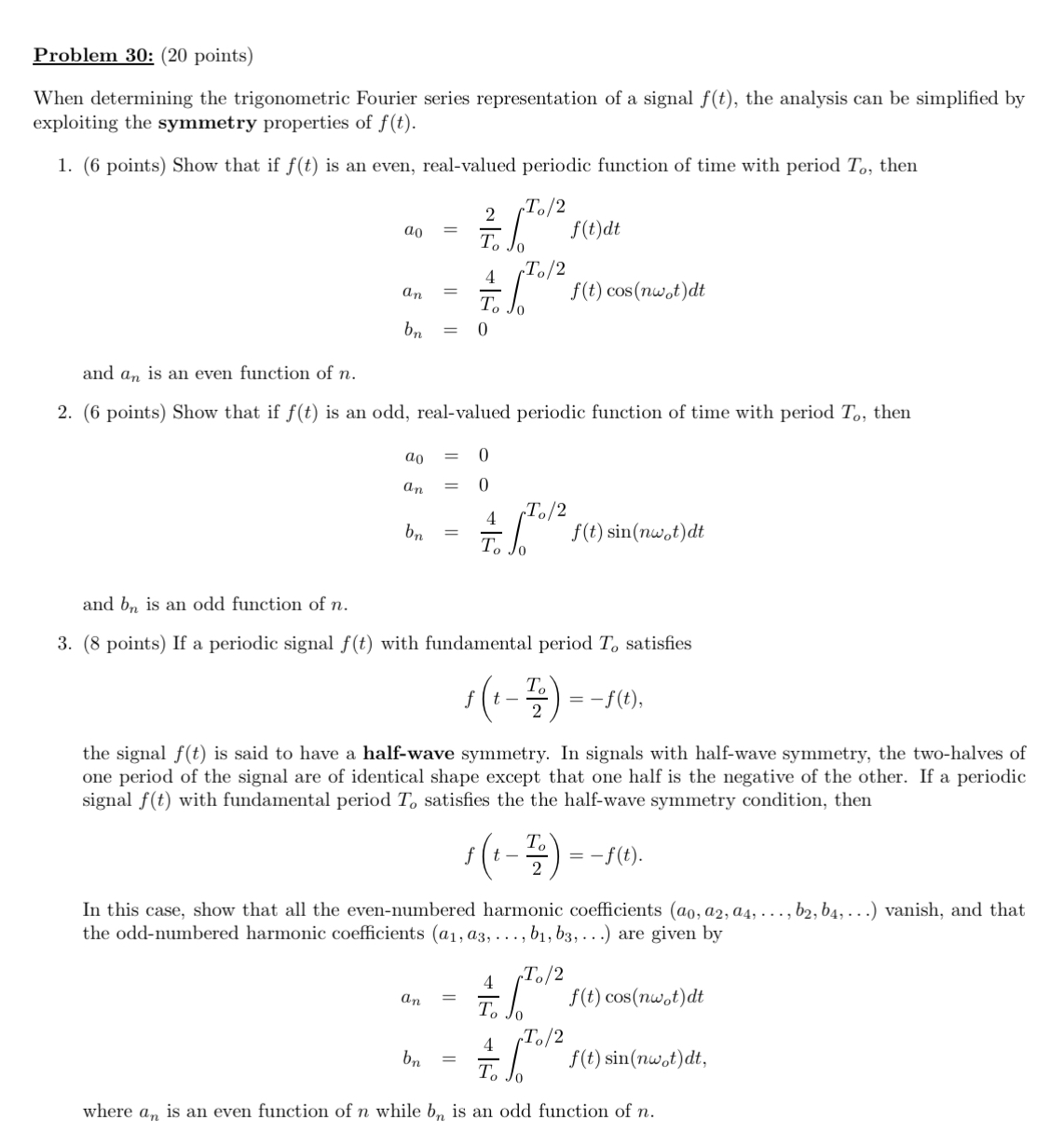 Solved Problem 30 20 ﻿points When Determining The