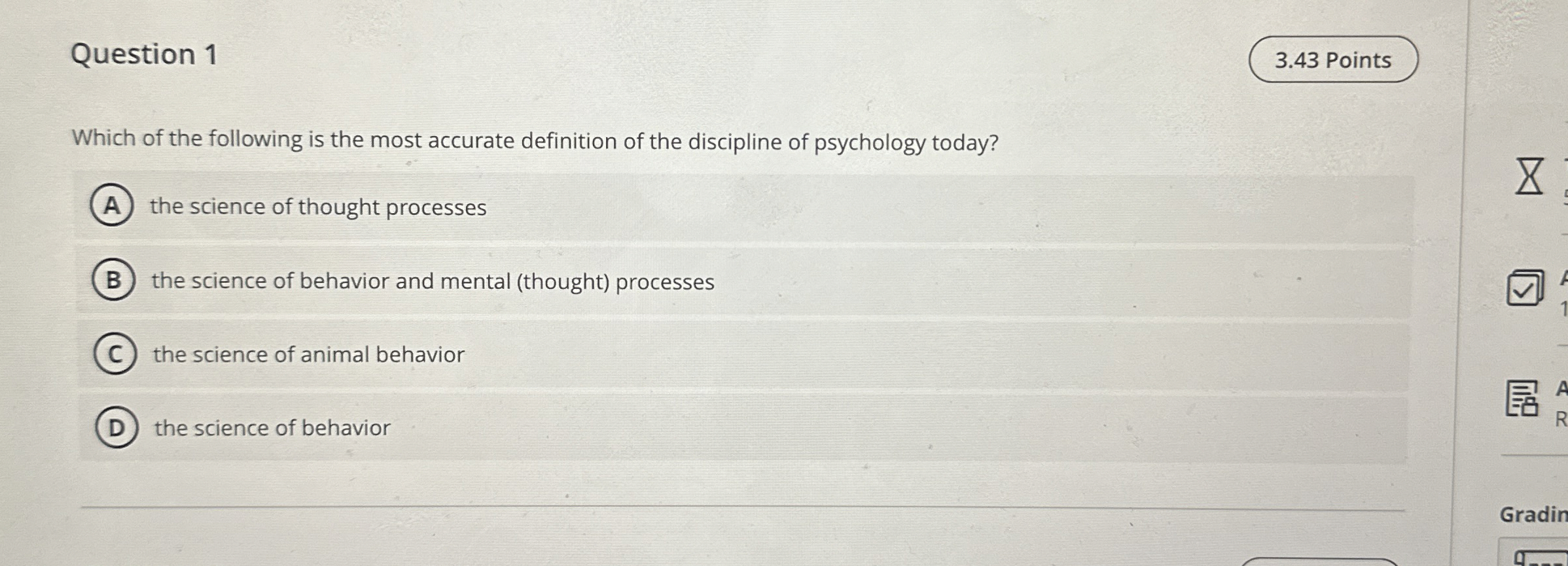 Solved Question 13.43 PointsWhich of the following is the | Chegg.com Solved Question 13.43 PointsWhich of the following is the | Chegg.com
