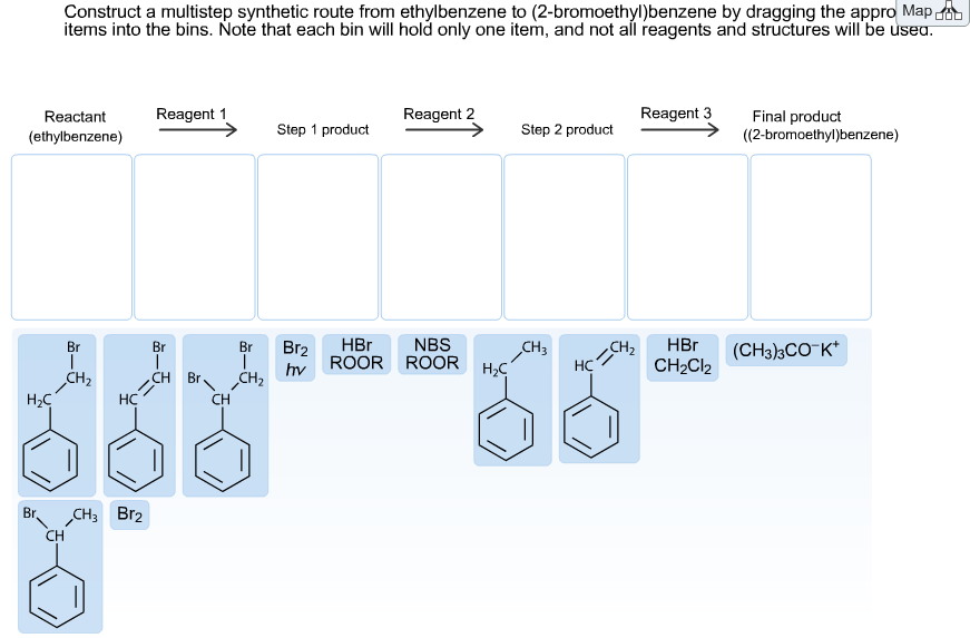 Solved Construct a multistep synthetic route from | Chegg.com