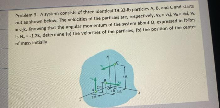 Solved Problem 3. A system consists of three identical | Chegg.com