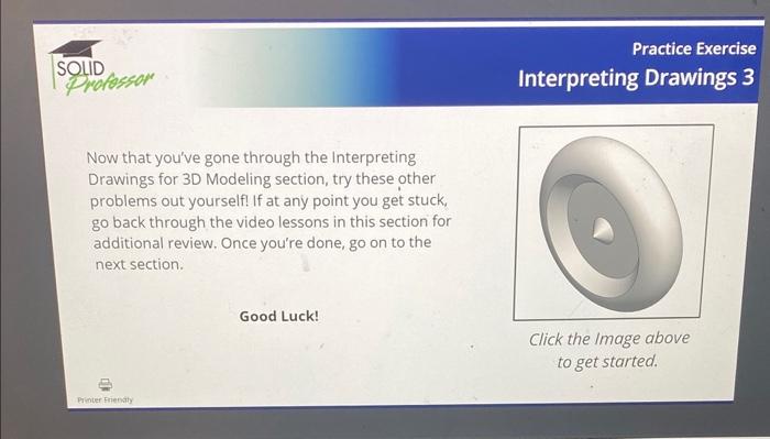 Solved Practice Exercise Interpreting Drawings 3 Now that | Chegg.com