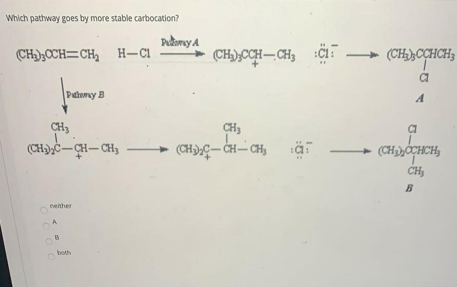 Solved Which carbocation is more stable? اول ما ما || || IV | Chegg.com
