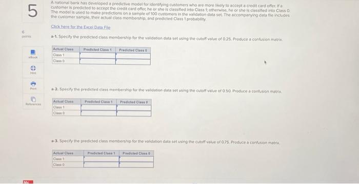 b-1. Compute the misclassification rate, accuracy | Chegg.com