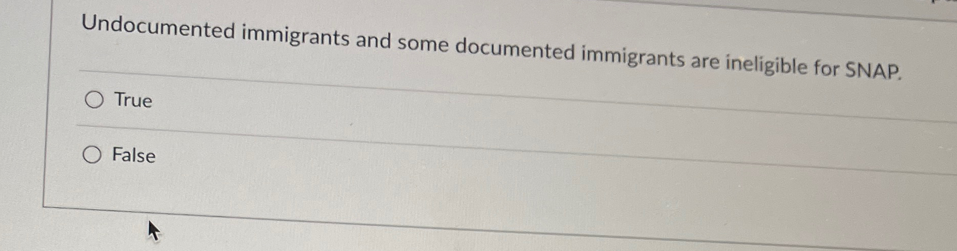 Solved Undocumented immigrants and some documented | Chegg.com