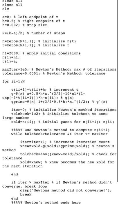 Solved A) Apply the equation for Euler's Implicit Method | Chegg.com