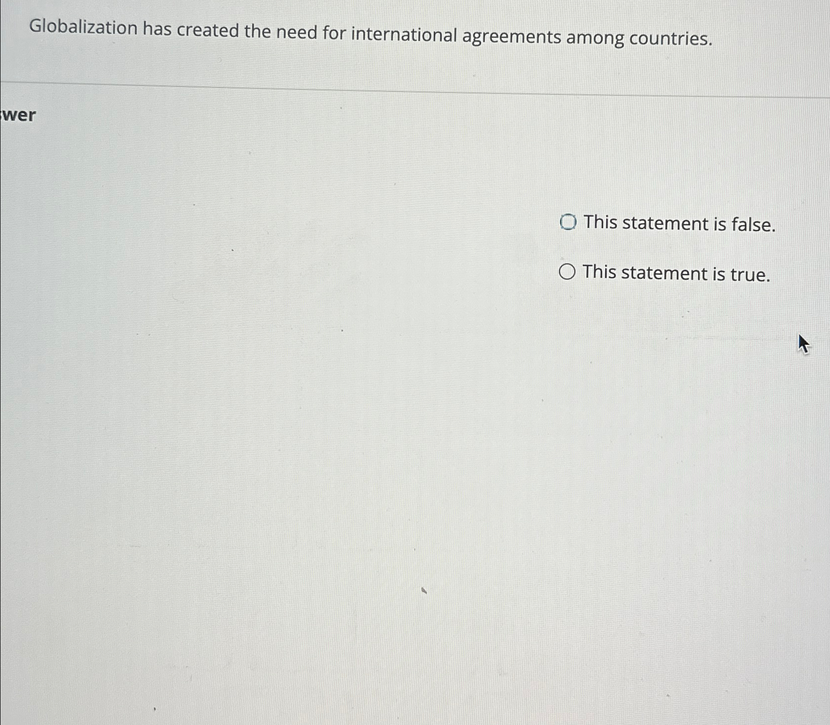 Solved Globalization has created the need for international | Chegg.com