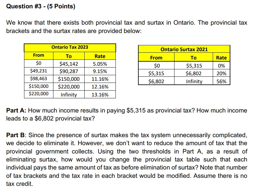 Solved We know that there exists both provincial tax and | Chegg.com