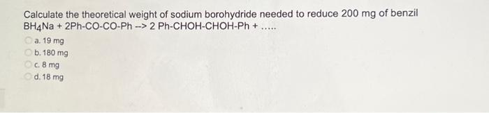 Solved Calculate the theoretical weight of sodium | Chegg.com