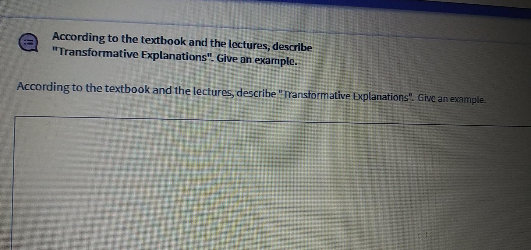 Solved According to the textbook and the lectures, describe | Chegg.com