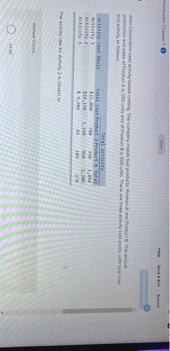 Solved Homework Chapter 7 Saved Help Save & Exit Submit Abel | Chegg.com Solved Homework Chapter 7 Saved Help Save & Exit Submit Abel | Chegg.com