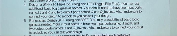 Solved 4. Design a JKFF (JK Flip-Flop) using one TFF (Toggle | Chegg.com