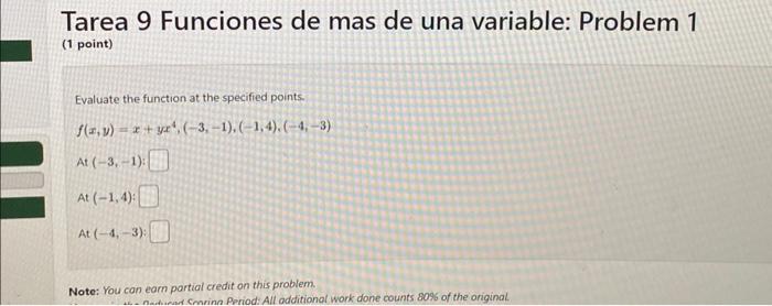 Solved Tarea 9 Funciones de mas de una variable: Problem 1 | Chegg.com
