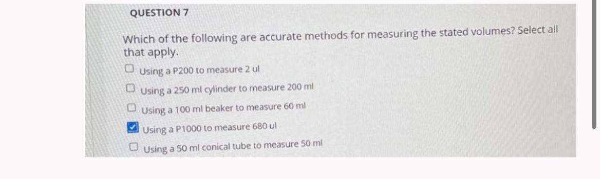 Solved QUESTION 7Which of the following are accurate methods | Chegg.com