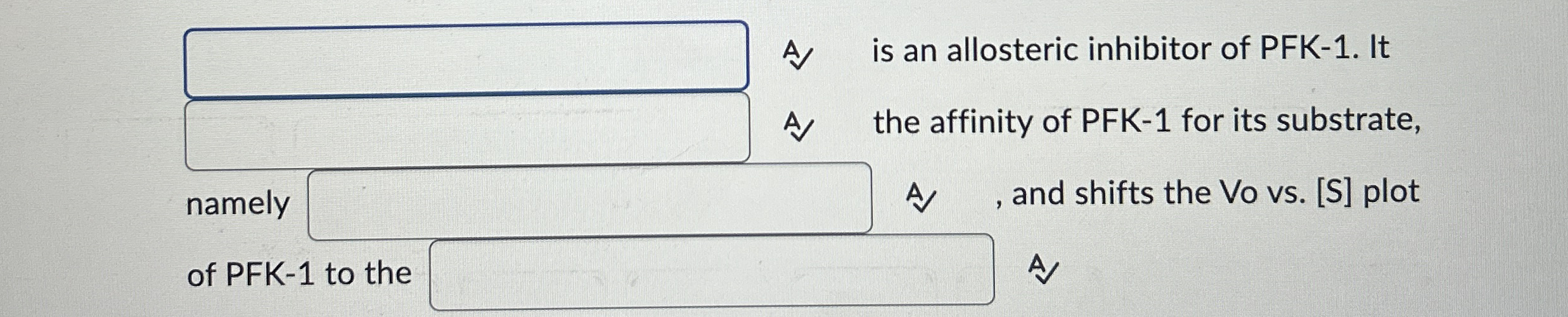 Solved q,? , ﻿is an allosteric inhibitor of PFK-1. | Chegg.com