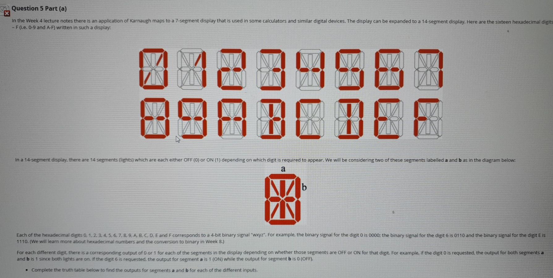 Solved Question 5 Part (a) In the Week 4 lecture notes there | Chegg.com