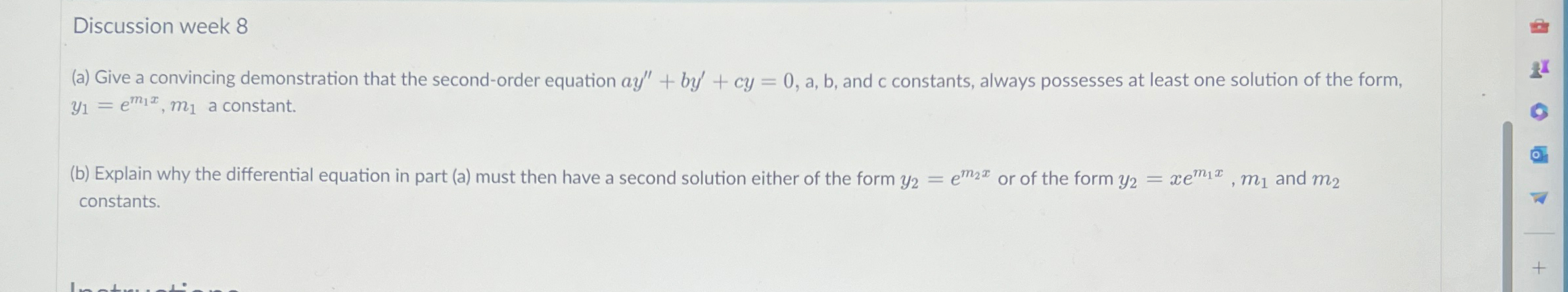 Solved (a) ﻿Give a convincing demonstration that the | Chegg.com