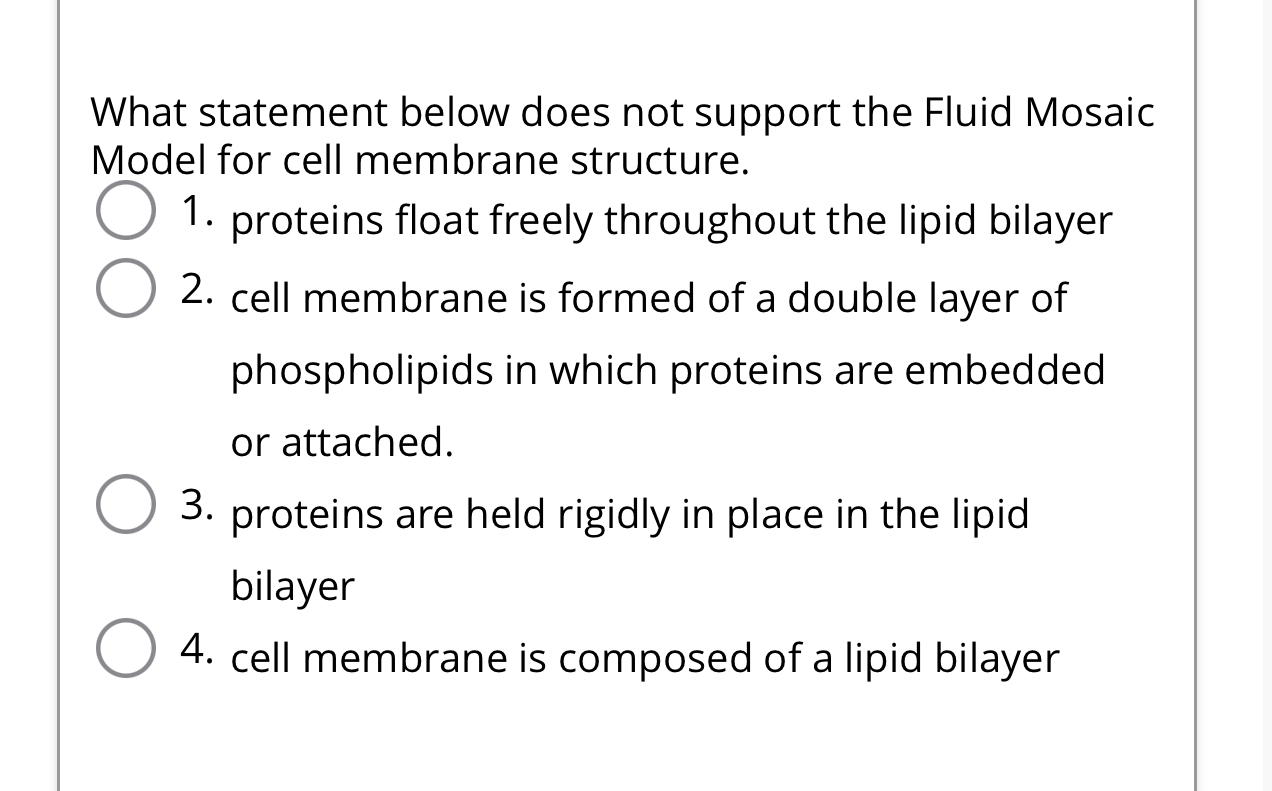 Solved What statement below does not support the Fluid | Chegg.com