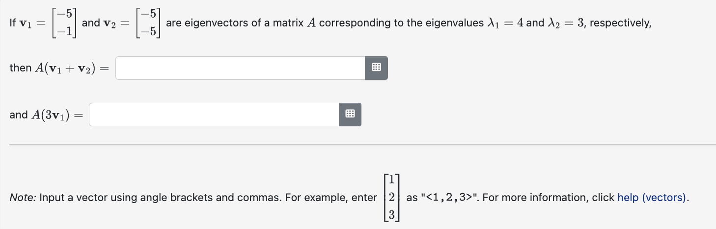 Solved Note: Input a vector using angle brackets and commas. | Chegg.com