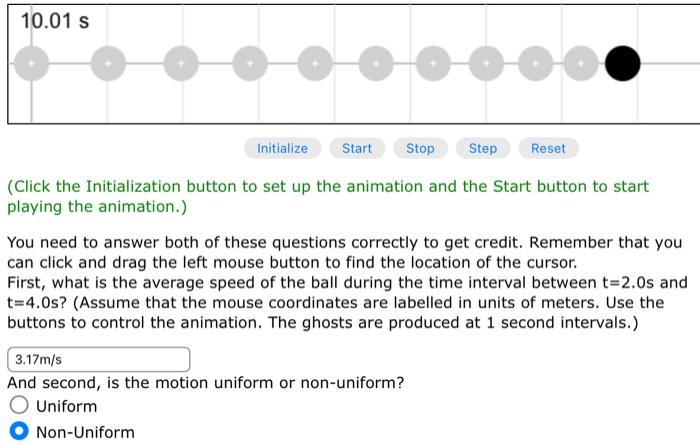 Solved (Click the Initialization button to set up the | Chegg.com