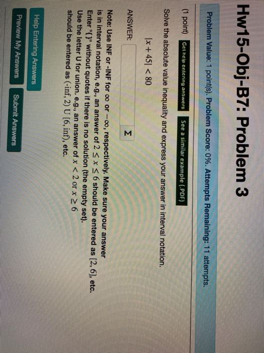 Solved Hw15-Obj-B7: Problem 3 Problem Value: 1 point(s). | Chegg.com