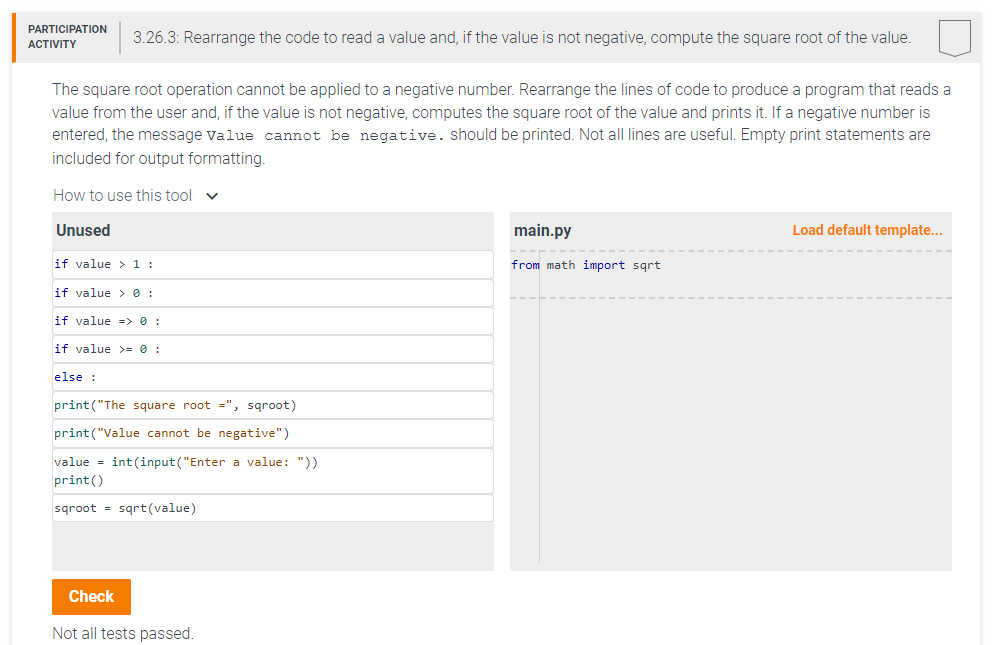 Solved The square root operation cannot be applied to a | Chegg.com
