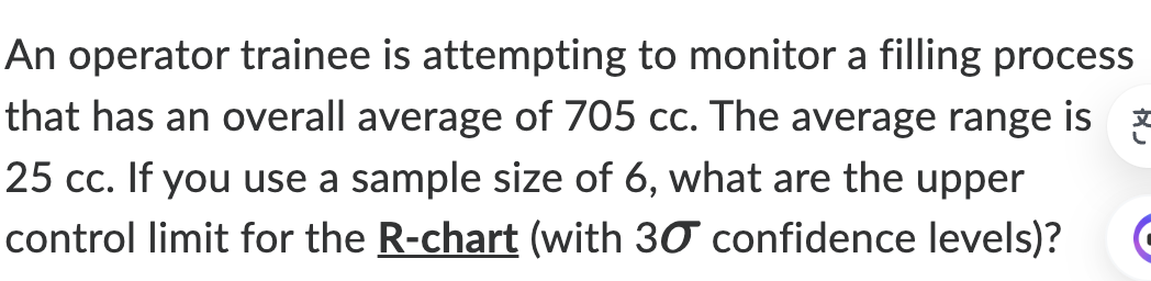Solved An operator trainee is attempting to monitor a | Chegg.com